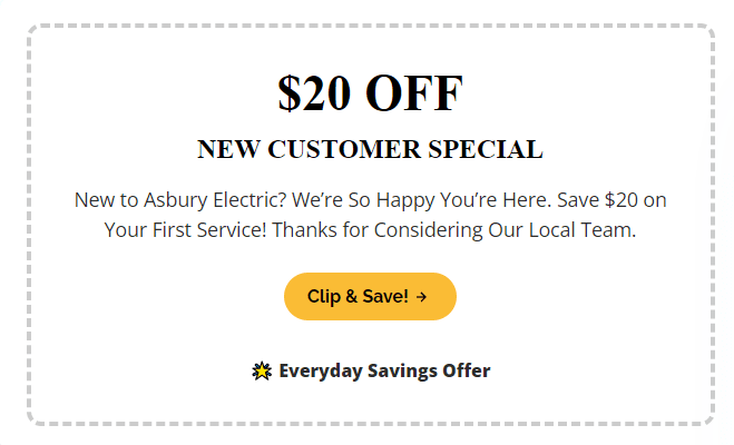 Coupons • Asbury Electric